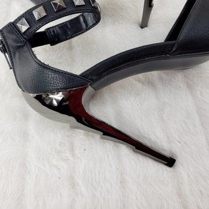 Demonia | Shoes | Chrome Lightning Bolt High Heels Pointy Toe Pumps ...